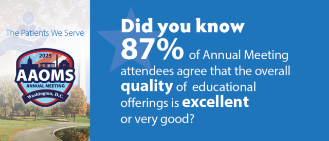 2025 Annual Meeting - AAOMS | AAOMS